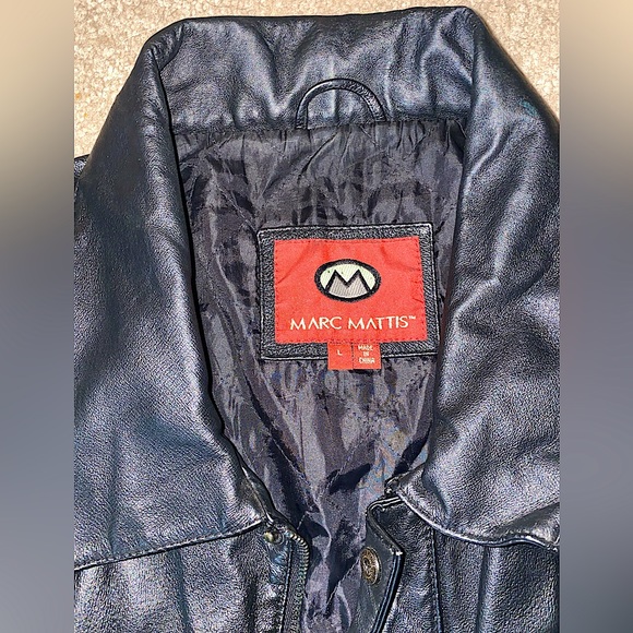 Marc Mattis | Jackets & Coats | Marc Mattis Black Faux Leather Jacket ...